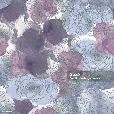 추상적인 모란와 보편적인 자유 수채화 완벽 한 패턴을 그림 배경 카드 배너 포스터 표지 초대장 헤더 또는 안내 책자에 대 한 그래픽 디자인 손으로 그린된 벡터 텍스처 0명에