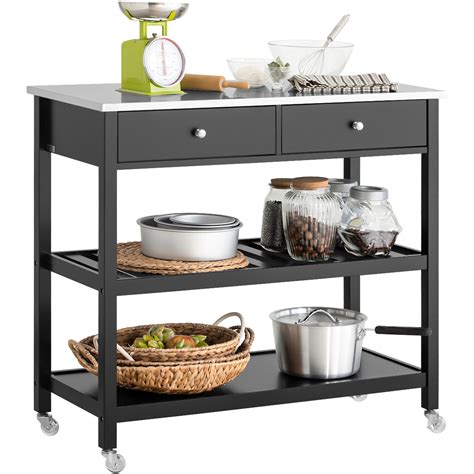 Stainless Steel Worktop Trolley