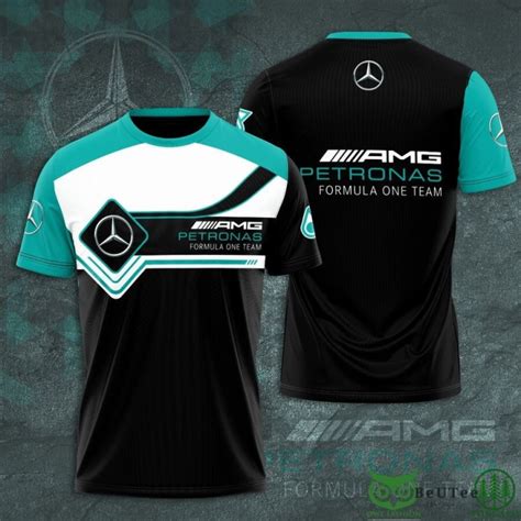 Mer Cedes AMG PETRONAS Formula One Team Zwart 3D Jas Shirt Necessary