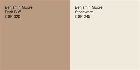 Benjamin Moore Dark Buff Vs Benjamin Moore Stoneware Comparison