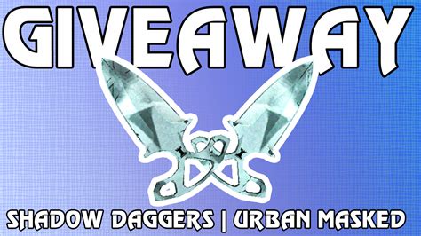 Marjinal 16K On Twitter SHADOW DAGGERS URBAN MASKED 105 TO