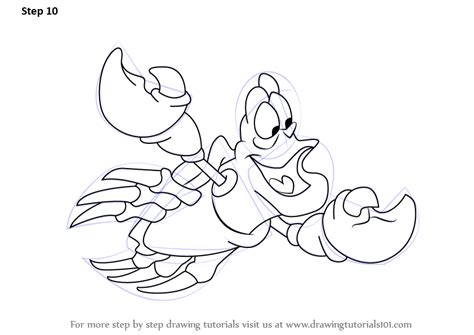 How To Draw Sebastian The Crab Surrealist Drawing Techniques