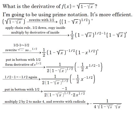 Derivative Of A Function With Nested Square Roots Calculus Coaches