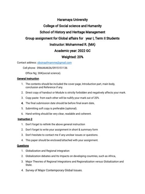 Global Group Assingment 2 Pdf