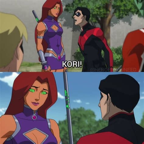 Nightwing And Starfire Redraw Fanart By Oliussart Rteentitans
