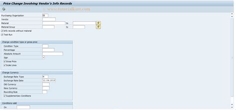MEKP SAP Tcode Price Change Info Records MEKP SAP Tcode Price Change Info Records