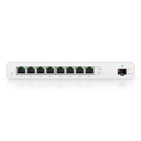 Switch Ubiquiti 8 Portas Gigabit Ethernet Poe White Uisp S Eu