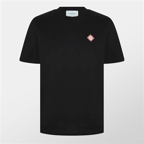 Casablanca Mens Classic Logo T Shirt Men Regular Fit T Shirts