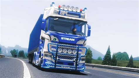 Truckers of Europe 3 Мод Скин ST Stream Scania S730 BM Transport New