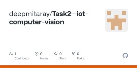 Github Deepmitaraytask2 Iot Computer Vision