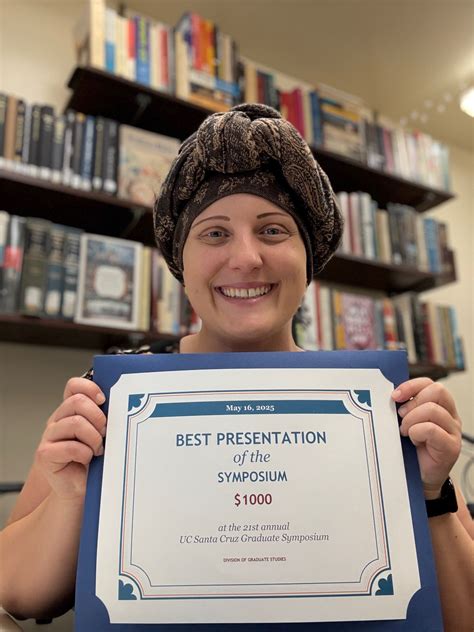 Im Thrilled To Share That I Received The Best Overall Presentation Award At The 2025 Graduate