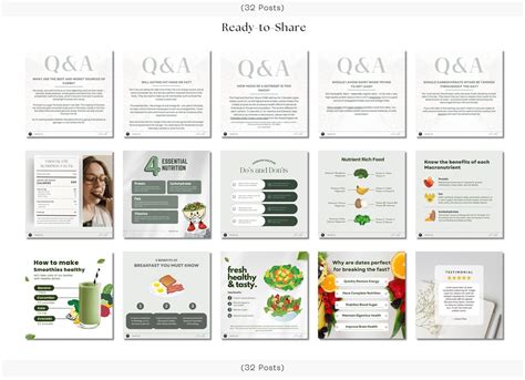 Nutrition Coach Instagram Template Health Template Health Coach