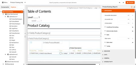web report designer explained telerik reporting