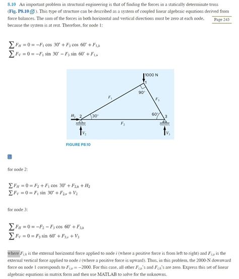 Solved Hand Calculation Problem Eventually You Will Get A Chegg Com