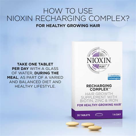 Nioxin Recharging Complextm Food Supplements 30 Tablets G27 Hair