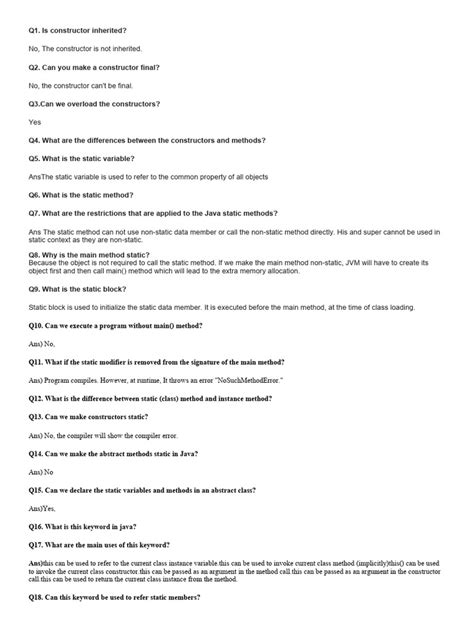 java practice questions pdf class computer programming method