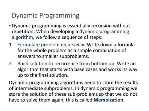 design and analysis of algorithms lecture 08 1 ppt programming