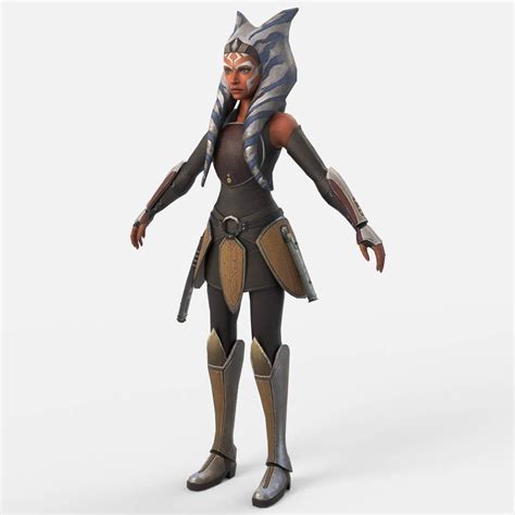 Ahsoka Tano Character Model At Darcy Ryan Blog