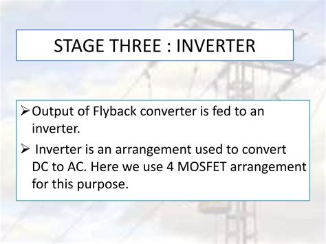 Solid State Transformer Using Flyback Converter Pptx