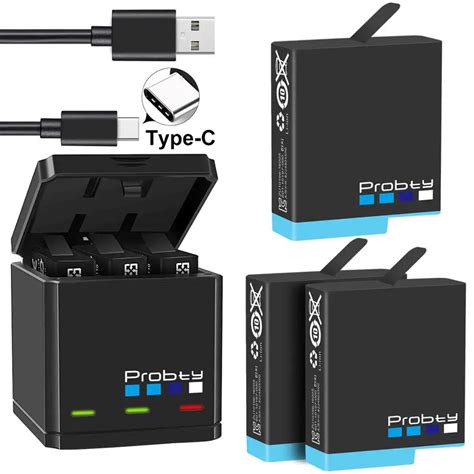 Original Probty For GoPro Hero 8 Hero 7 Hero8 Black Battery Or Triple