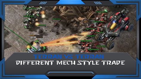 StarCraft 2 RuFF Highlight Different Mech Style Trade YouTube