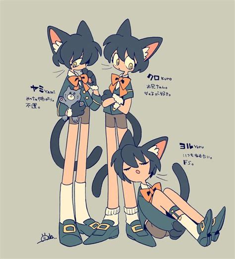 Synthetic Anime에 있는 Juzy ̗̀☾ ̖́ 님의 핀 캐릭터 일러스트 귀여운 그림 애니메이션 포즈 참조