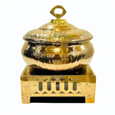 Brass Pvd Rose Gold Handi Chaffer 25 Litres For Party At Best Price