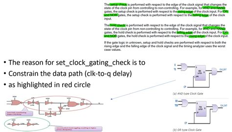 Digital Logic Why For Setup Check And Gates Use Rising Edge While Or
