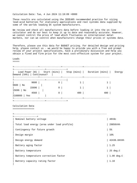Calculation Result Pdf Battery Charger Electronics