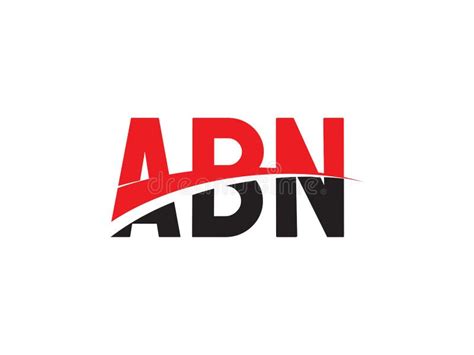 Abn Letter Initial Logo Design Vector Illustration Stock Vector