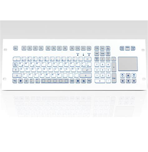 Indukey Tks 105c Touch Fp 4he Keyboard With Integrated Touchpad