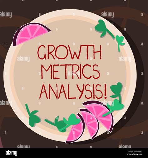 Conceptual Hand Writing Showing Growth Metrics Analysis Business Photo Showcasing Evaluating