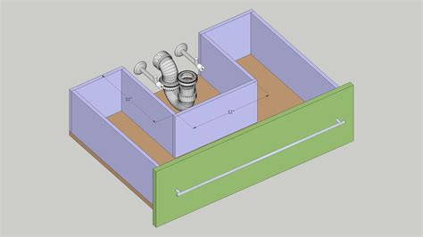 P Trap Cut Out 3d Warehouse