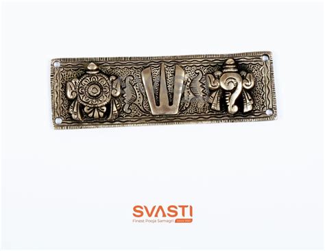 Brass Traditional Metal Shanku Chakra Nama For Temple At ₹ 650 Piece