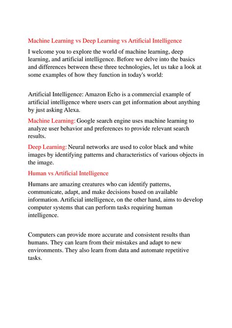 Solution Machine Learning Vs Deep Learning Vs Artificial Intelligence