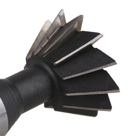 Degree Mm HSS Straight Shank Dovetail Slot Cutter End Mill CNC Bit EBay