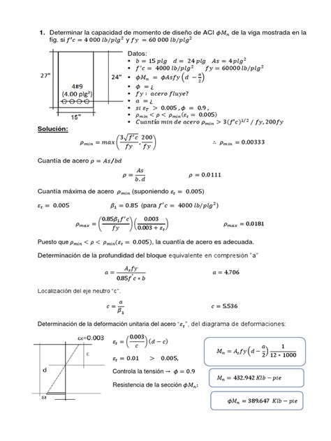 Ejercicio 1 Pdf Ingeniería De Edificación Materiales