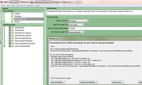 Error While Processing Namesandtypes V21 20131217 Usage And Issues