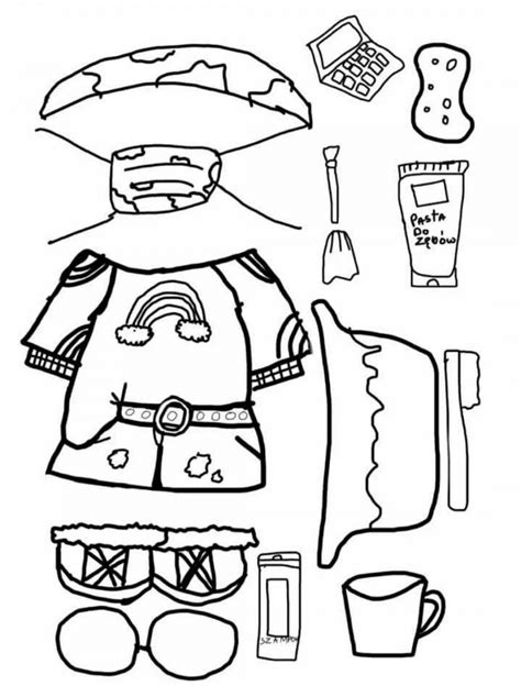 Раскраски Утка лалафан с одеждой 39 шт скачать или распечатать бесплатно 6207