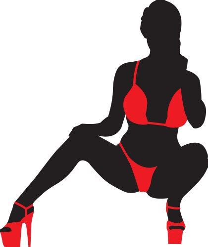 Woman On The Back Royalty Free Vector Image VectorStock