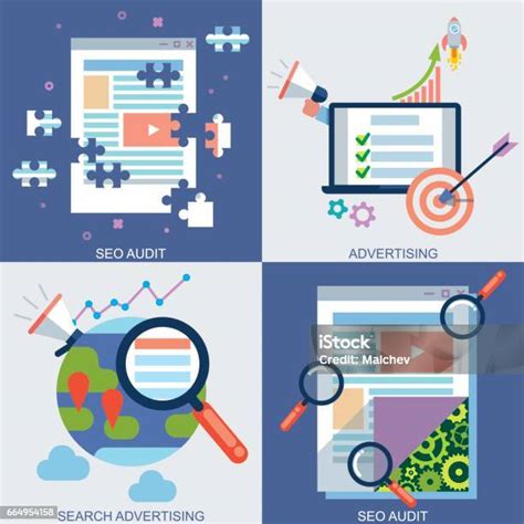 Web 圖示設置 6向量圖形及更多市場推銷圖片 市場推銷 廣告 搜尋 Istock