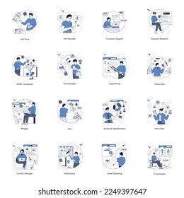 Pack Programming Web Outline Illustrations Stock Vector Royalty Free 2249397657 Shutterstock