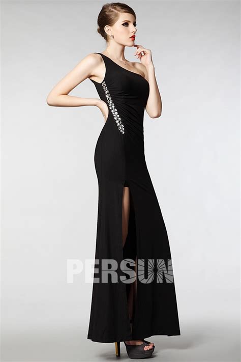Robe Soirée Longue Asymétrique En Mousseline Noire Ma Chronique