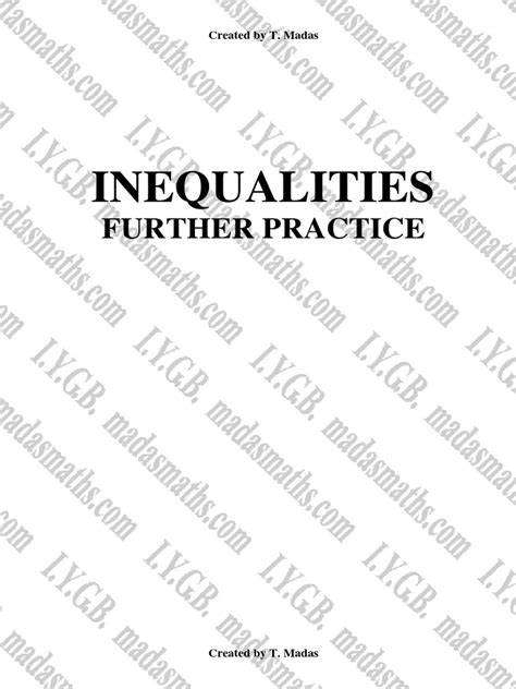 Inequalities Pdf Inequality Mathematics Mathematical Analysis