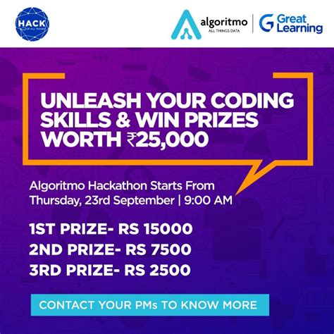 Great Learning On Linkedin The Algoritmo Megahackathon Is Coming Gear Up For A Coding War From