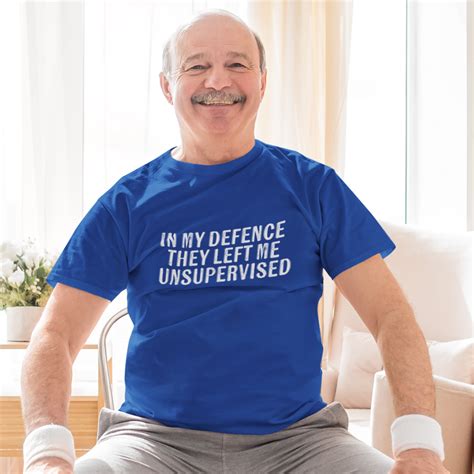 In My Defence They Left Me Unsupervised T Shirt Redmolotov
