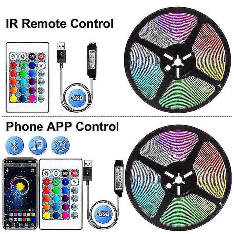 Led Strip Light Usb Bluetooth Rgb 5v Led Rgb Lights Flexible Led Lamp