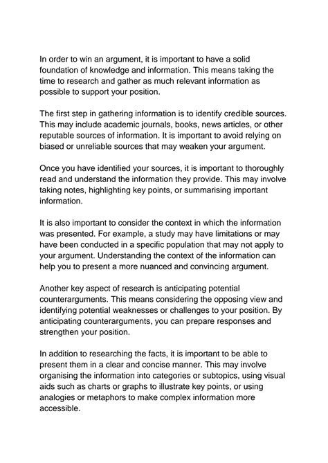 SOLUTION How To Win Every Argument Studypool