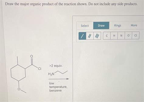 Solved Draw All Of The Expected Products From The Reaction Chegg