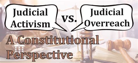 Judicial Activism Vs Judicial Restraint
